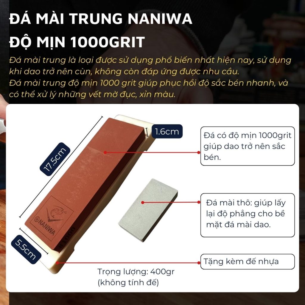 Đá Mài Naniwa Nhật Bản Độ Nhám Từ 1.000 Đến 6.000| DandiHome
