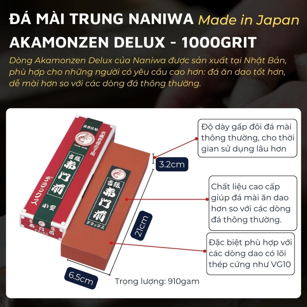 Đá Mài Naniwa Nhật Bản Độ Nhám Từ 1.000 Đến 6.000| DandiHome