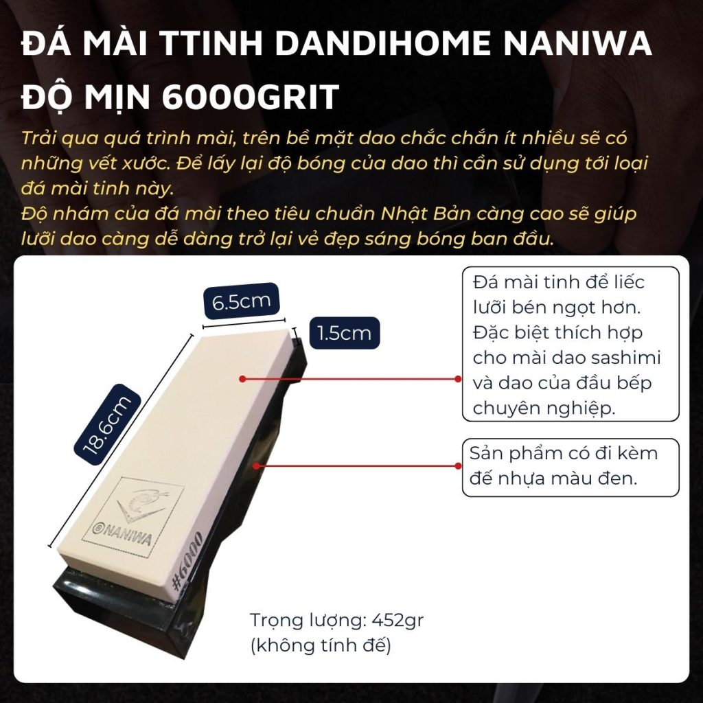 Đá Mài Naniwa Nhật Bản Độ Nhám Từ 1.000 Đến 6.000| DandiHome